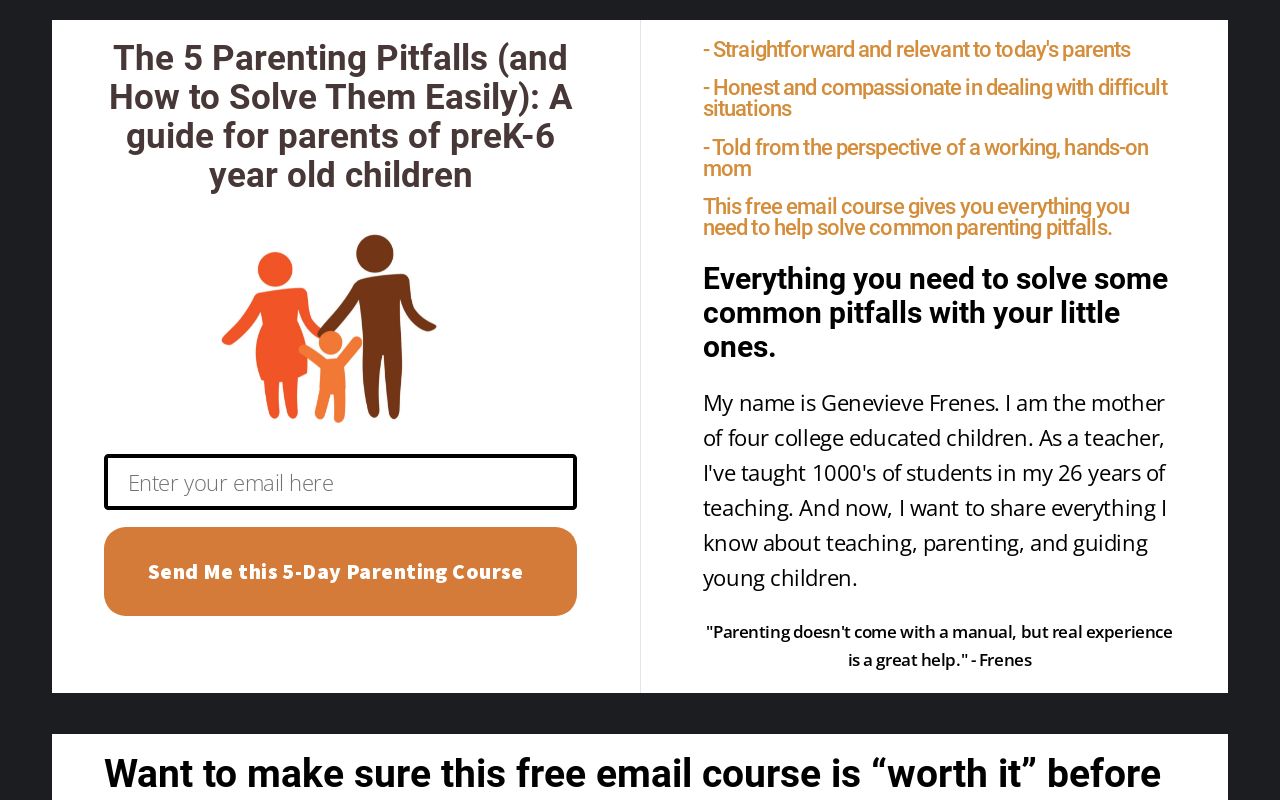 Learn Parent Pitfalls